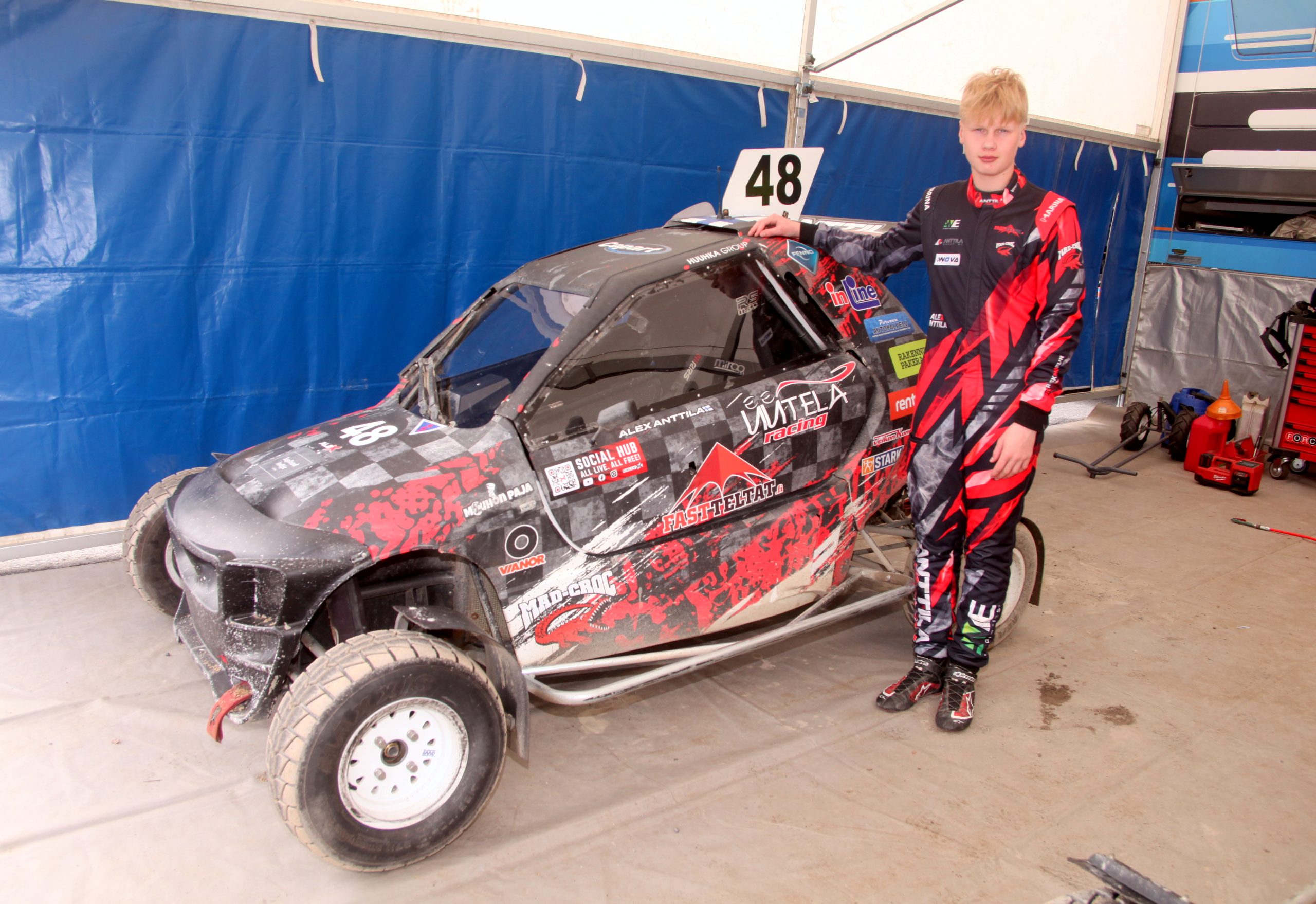 Anttila lähtee Tanskaan ja Saksaan laina-autolla - Rallicross SM